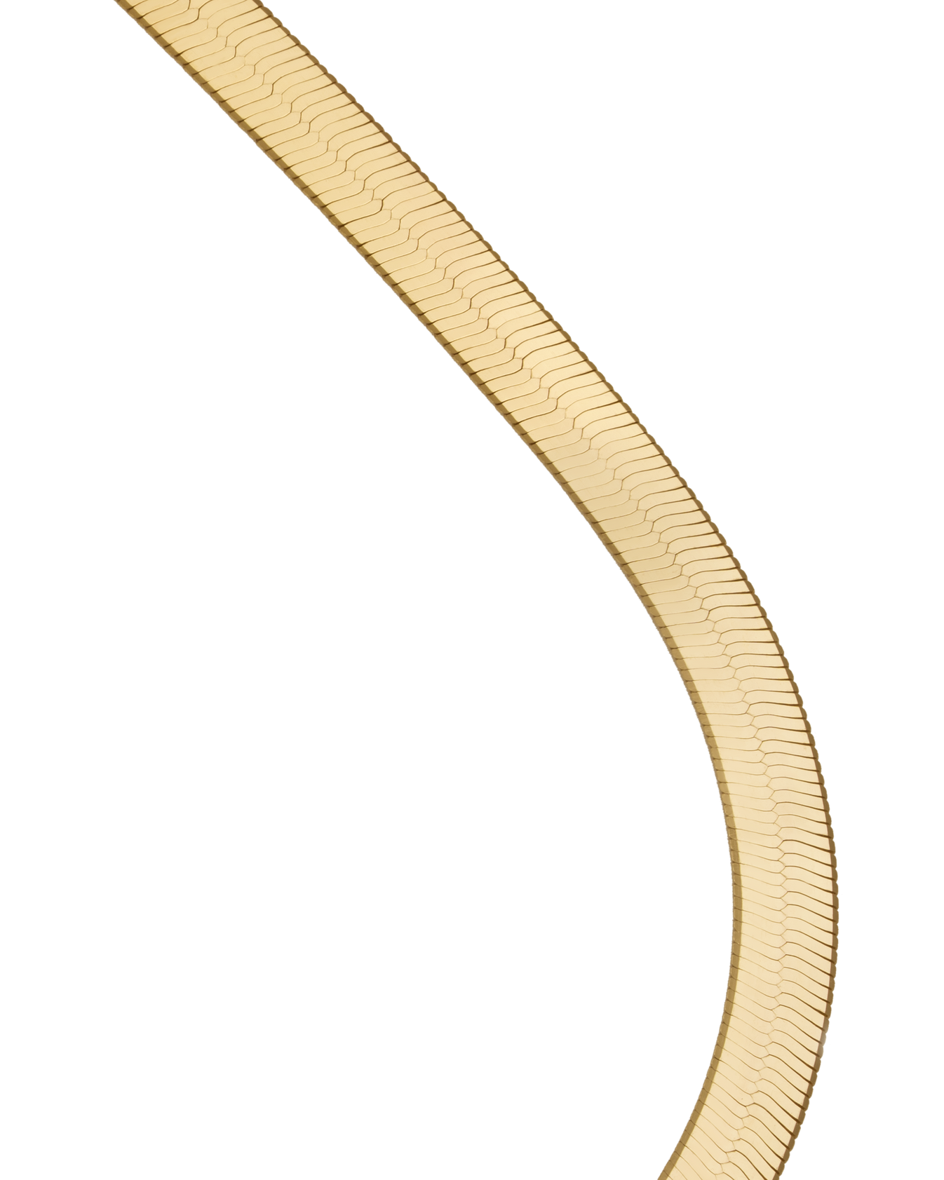 Shop High-Quality Gold Vermeil Flat Snake Chains for Necklaces | UNTAMD ...