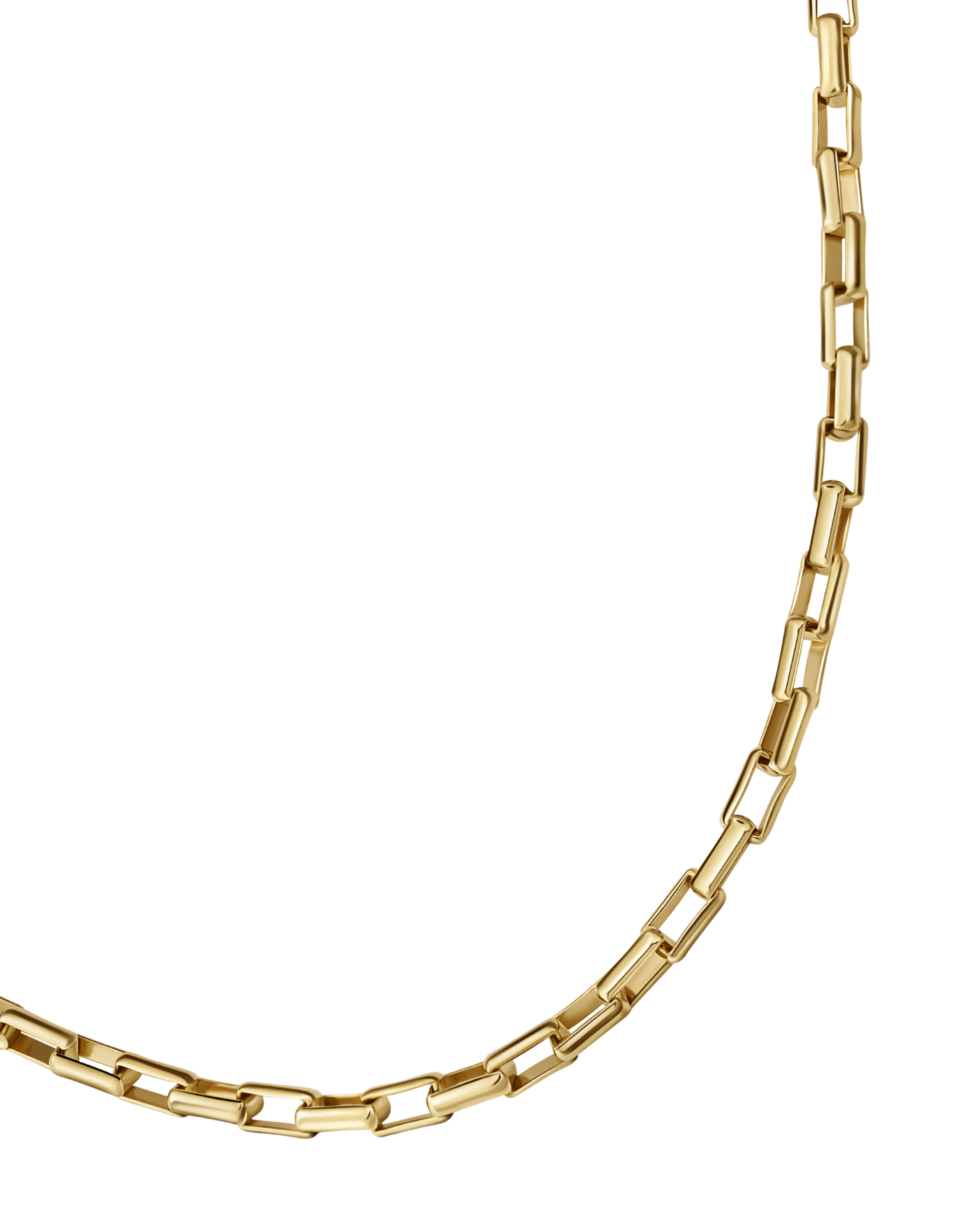 Shop High-Quality Gold Vermeil Rectangle Cable Chains | UNTAMD – Untamd