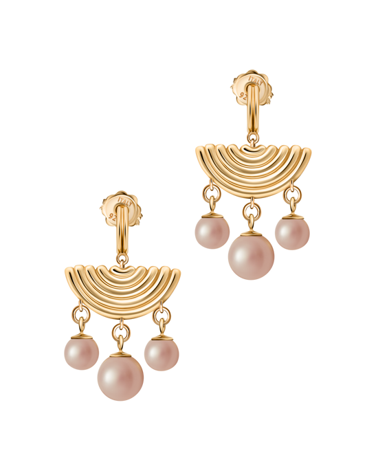 Triple Pearly Sensation Earrings – Untamd